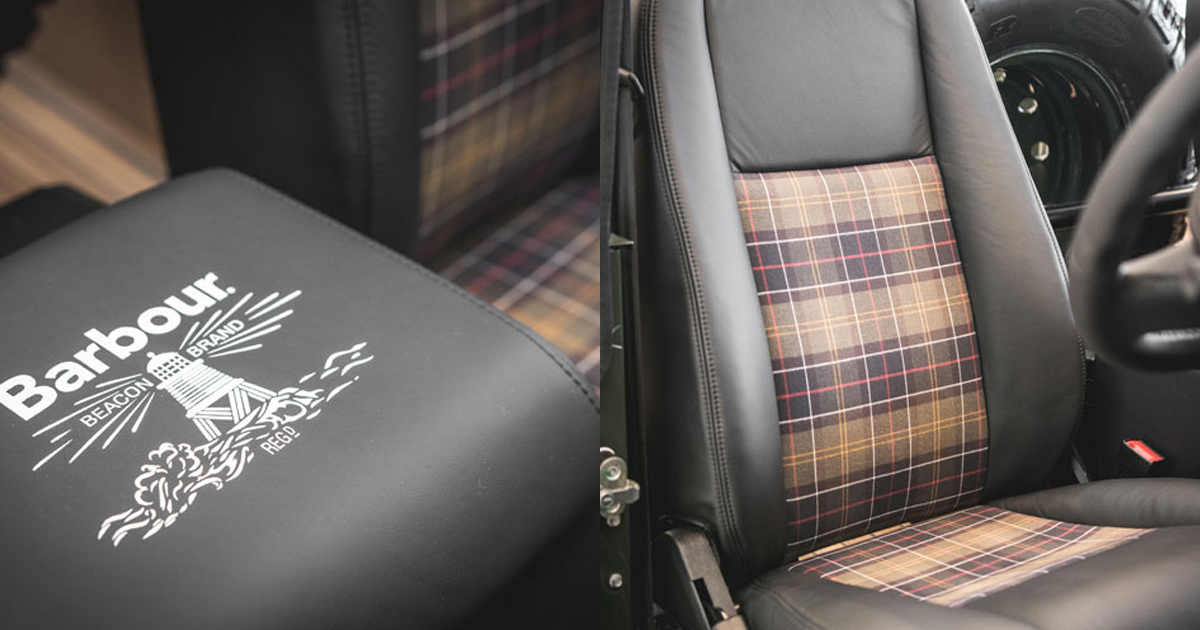 Barbour se une a Land Rover para customizar un Defender - 25 Gramos ...
