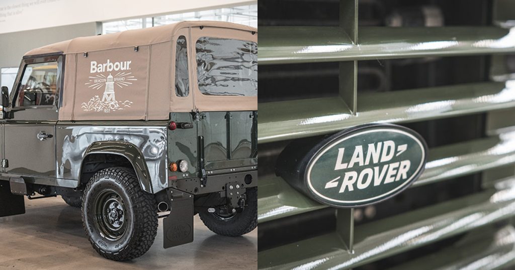 Barbour se une a Land Rover para customizar un Defender - 25 Gramos ...