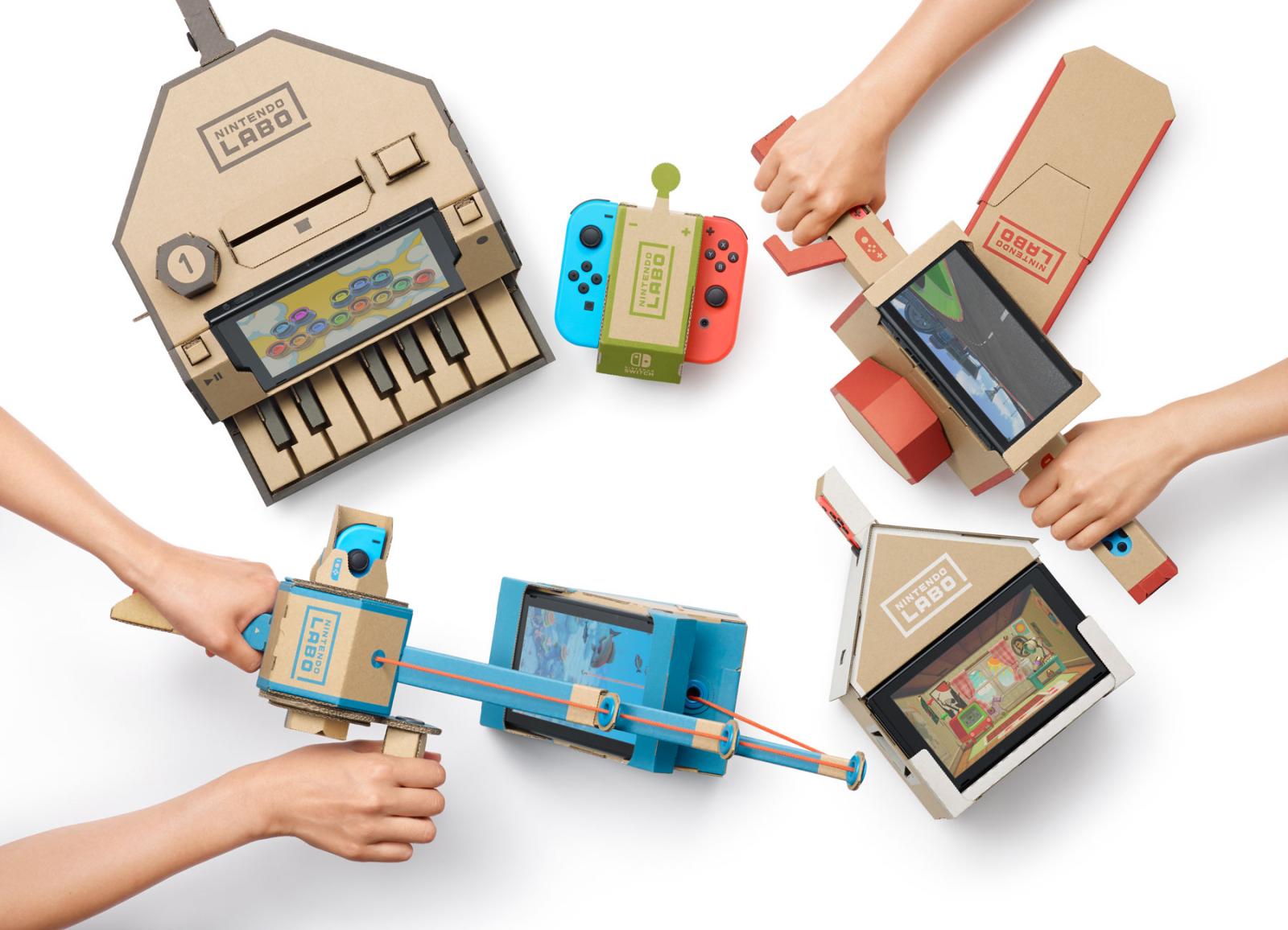 Nintendo Labo: la nueva forma de jugar a Nintendo Switch con trozos de ...