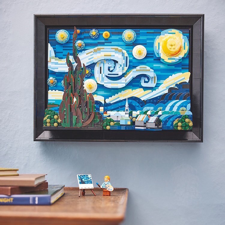 LEGO lanza su set de La noche estrellada en colaboración con el MoMa ...