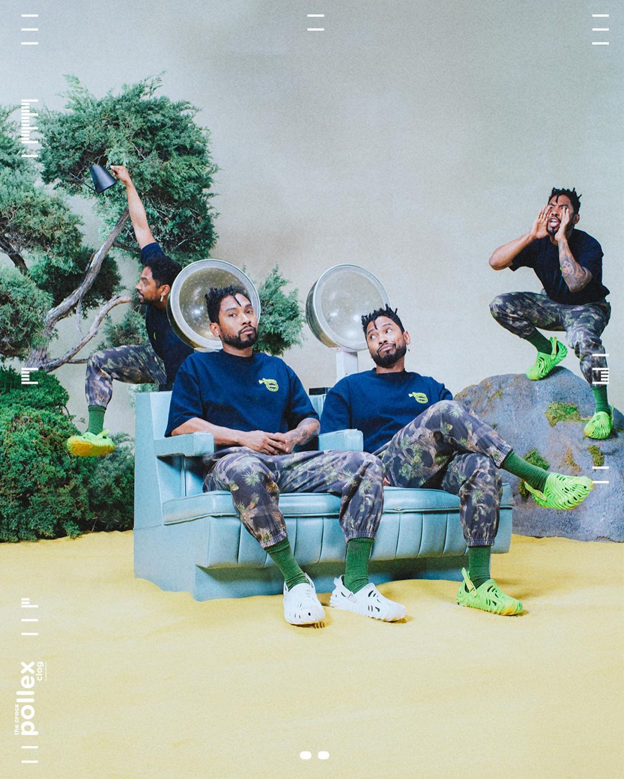 Salehe Bembury lanza una nueva linea de Crocs Pollex Clog con tres ...