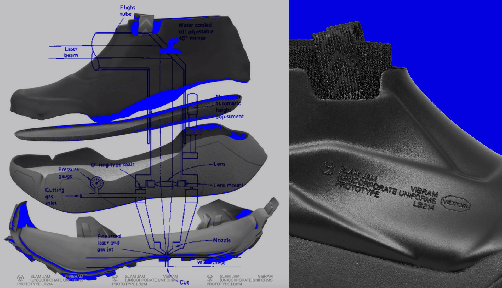 Slam Jam x Vibram Post Sneakers - 25 Gramos | 25 Gramos