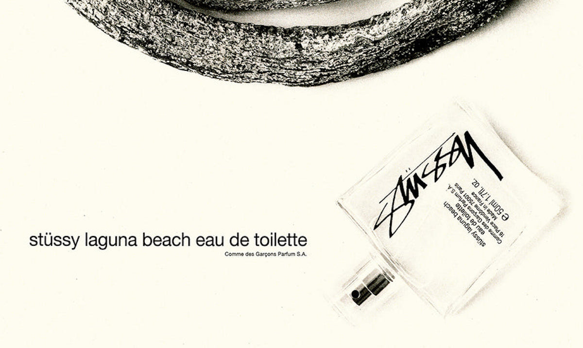 Stüssy y Comme des Garçons reeditan su perfume Laguna Beach - 25 Gramos ...