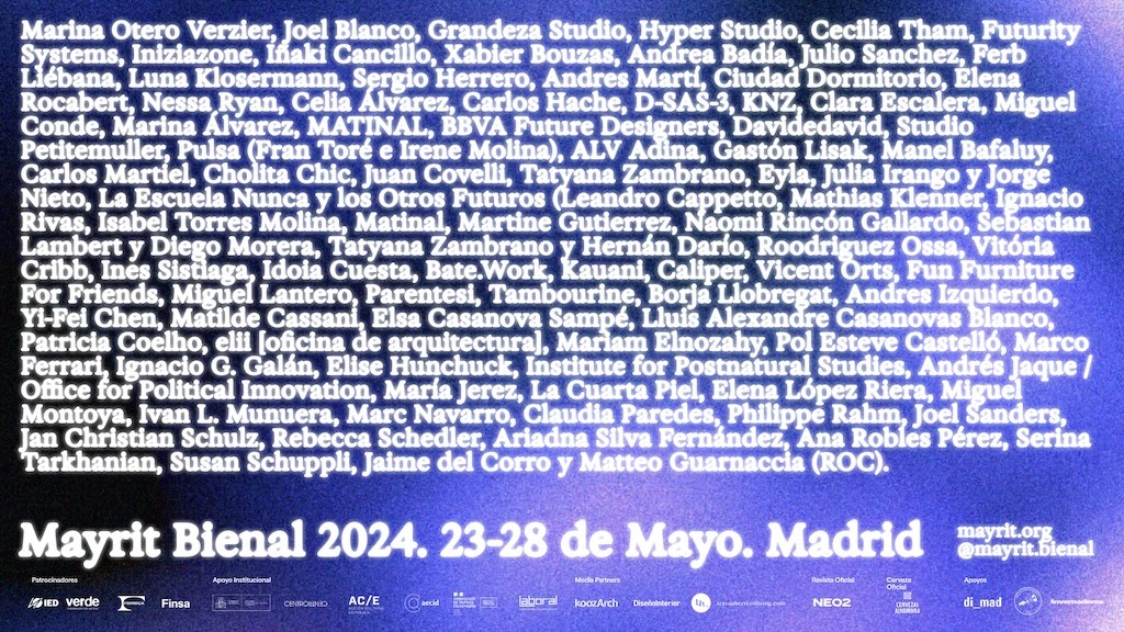 Mayrit, la Bienal de Diseño y Arquitectura de Madrid, renueva edición ...