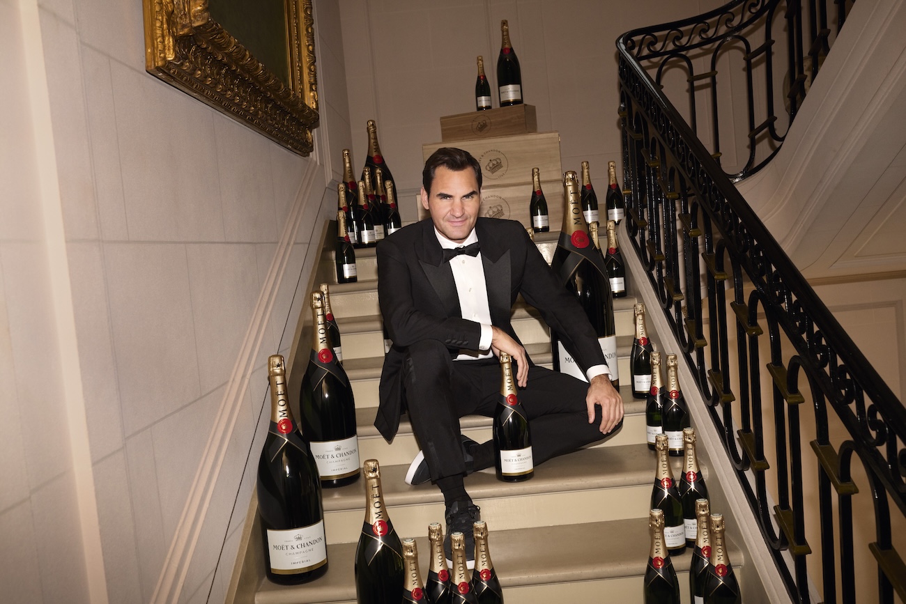 Moët & Chandon, Rimowa y Roger Federer unen fuerzas en un lanzamiento ...