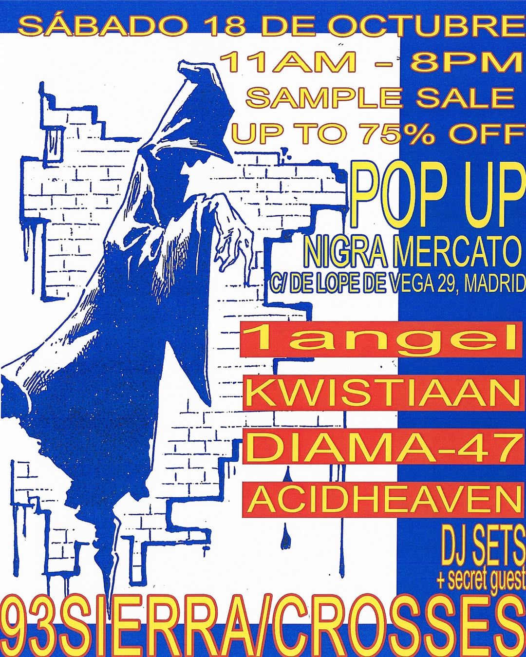 93 SIERRA/CROSSES aterriza en Madrid con una pop-up - 25 Gramos | 25 Gramos