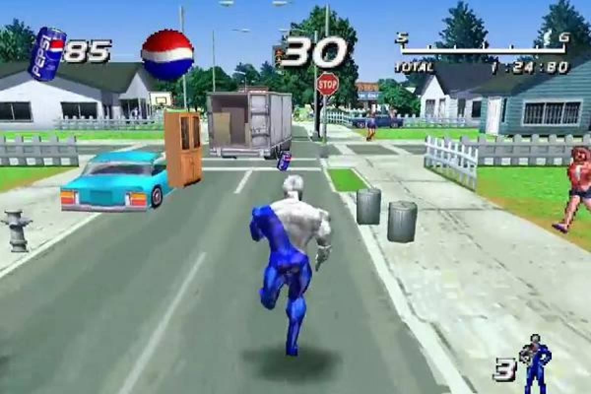 Pepsiman, el superhéroe de Pepsi con videojuego propio